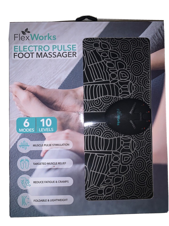 FlexWorks Electro Pulse Foot Massager 6 Modes & 10 Levels | eBay