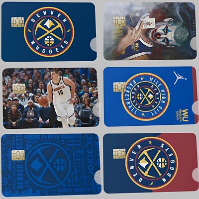 Denver Nuggets 6 Pack Credit Card Skin Basketball | eBay