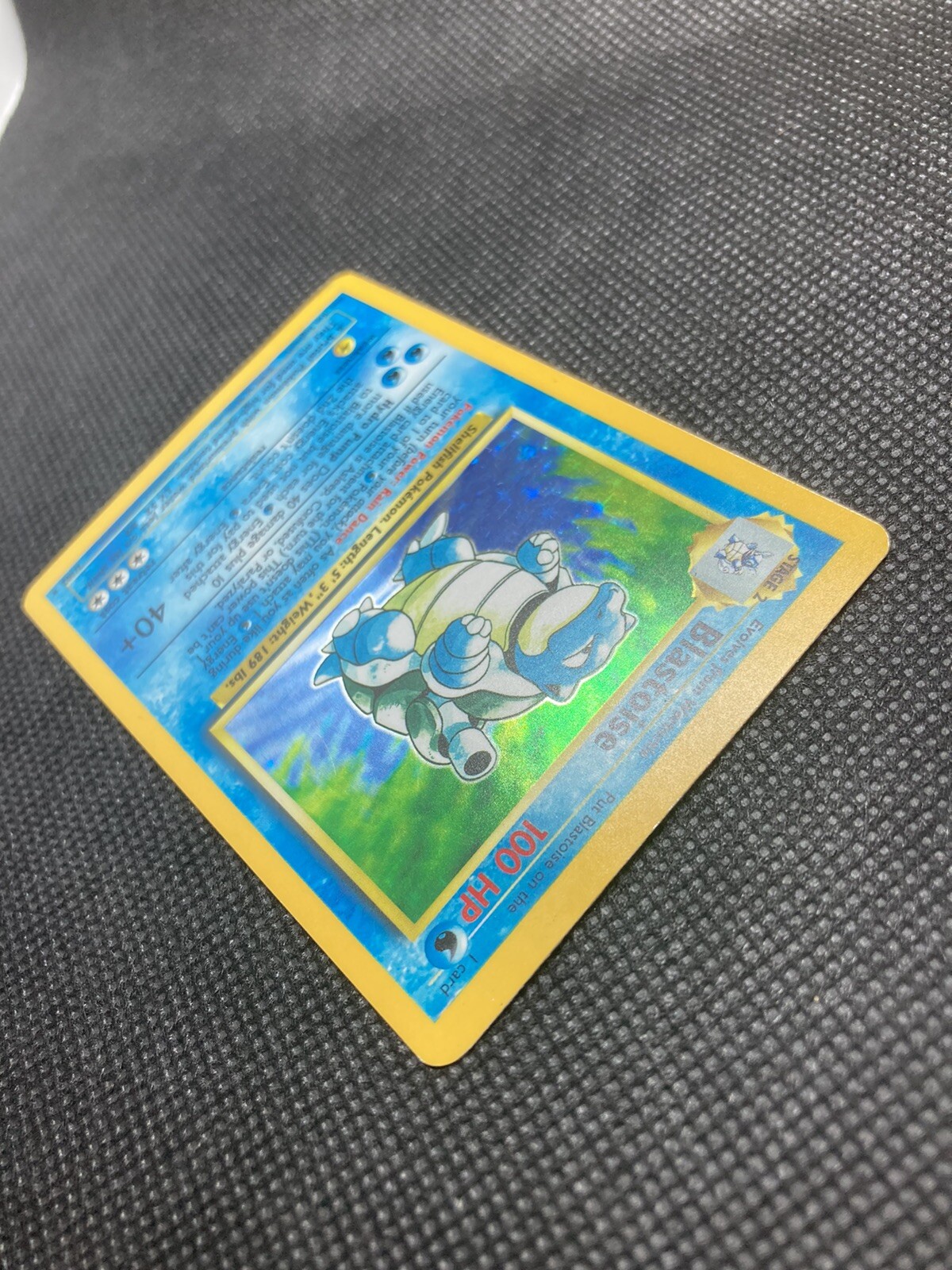 1999 NM-LP Blastoise Pokemon Card Base Set Stage Error 2/102 No Stage ...