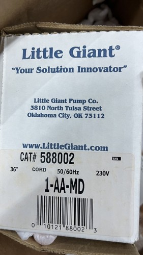 Little Giant 1-AA-MD, 588002 Mag-Drive Pump | eBay