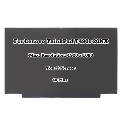 LCD On-Cell Touch Screen Display for Lenovo ThinkPad T490s 20NX0030US ...