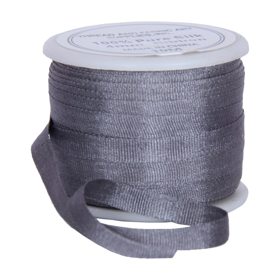 PURE SILK RIBBON 2MM, 4MM, 7MM - 50 COLORS - 3 WIDTHS - THREADART | eBay