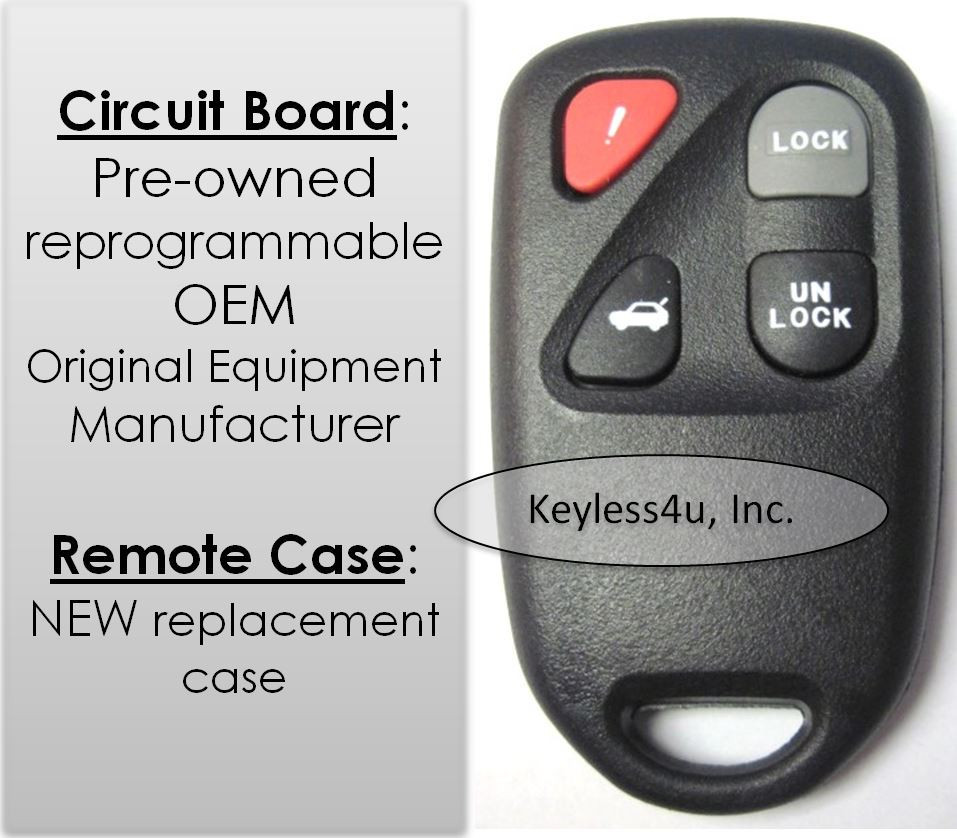 KPU41777 keyless entry remote transmitter clicker for Mazda car key fob ...