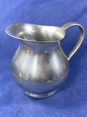 Vintage Royal Holland Pewter Water Pitcher KMD Daalderop 7.5"L Handle ...