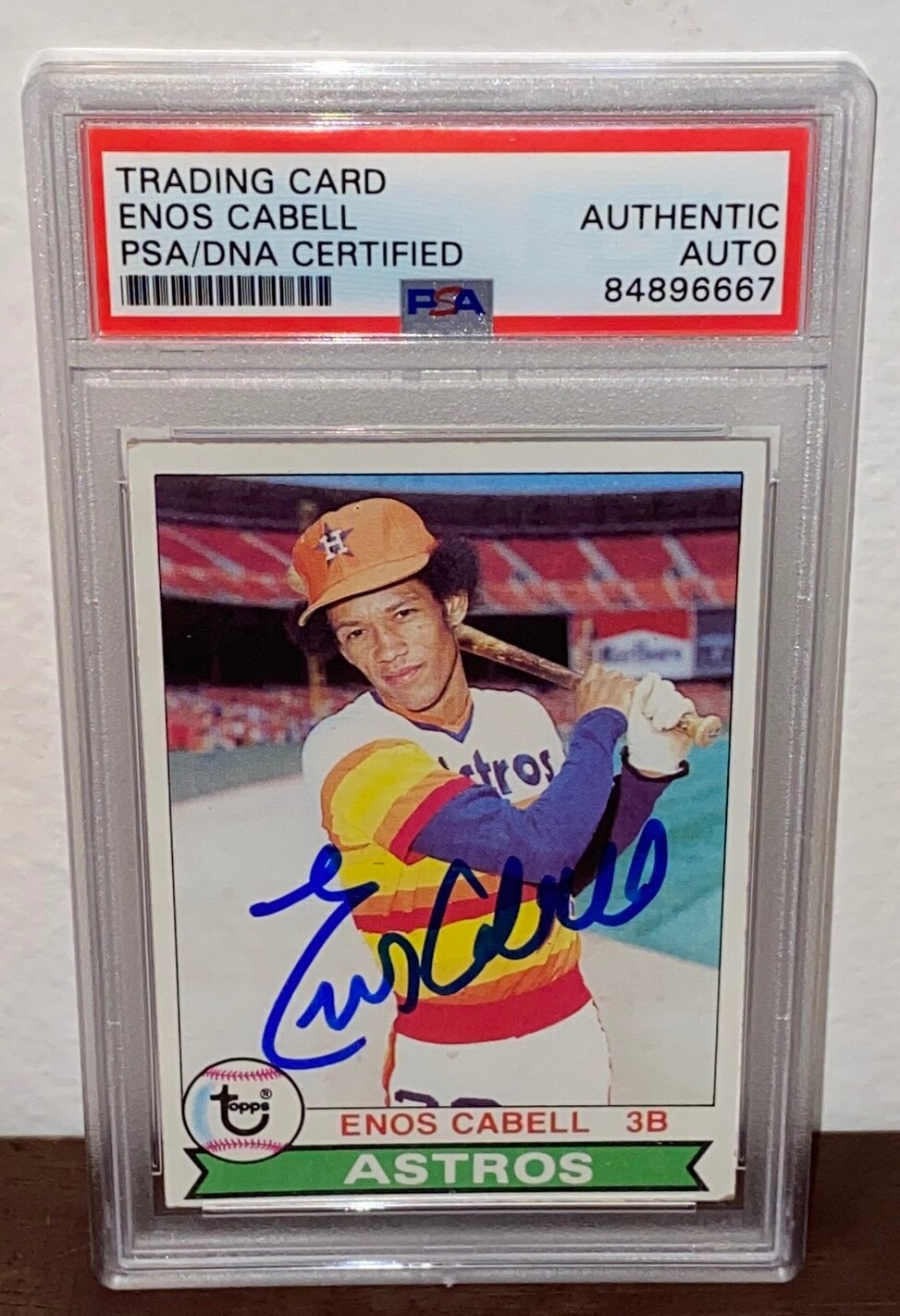 1979 Topps Enos Cabell Signed Autographed Card #515 Houston Astros ...
