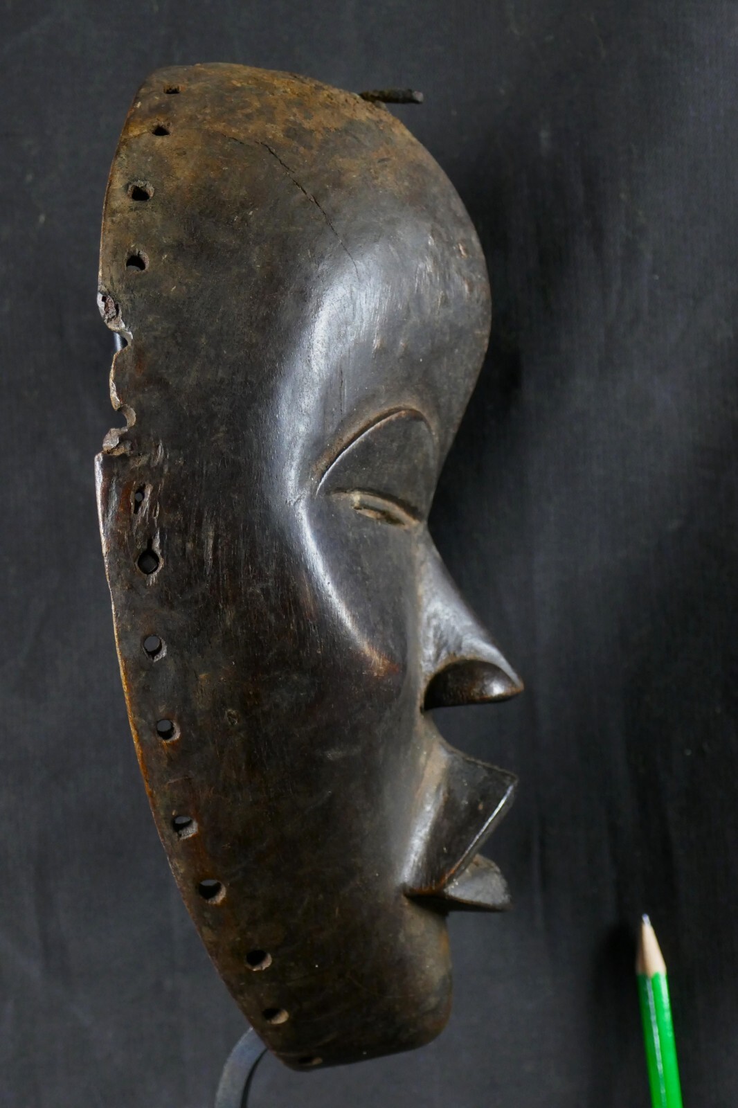 Masque DAN, féminin, bois et clou, (Côte d'Ivoire) | eBay
