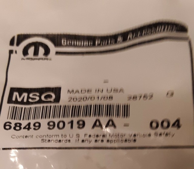 Genuine Mopar Attaching Clip 68499019AA for sale online | eBay