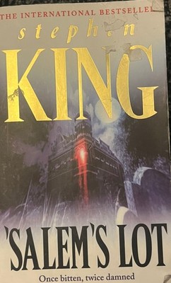 STEPHEN KING 'Salem's Lot writing in inner leaf pictured | eBay UK