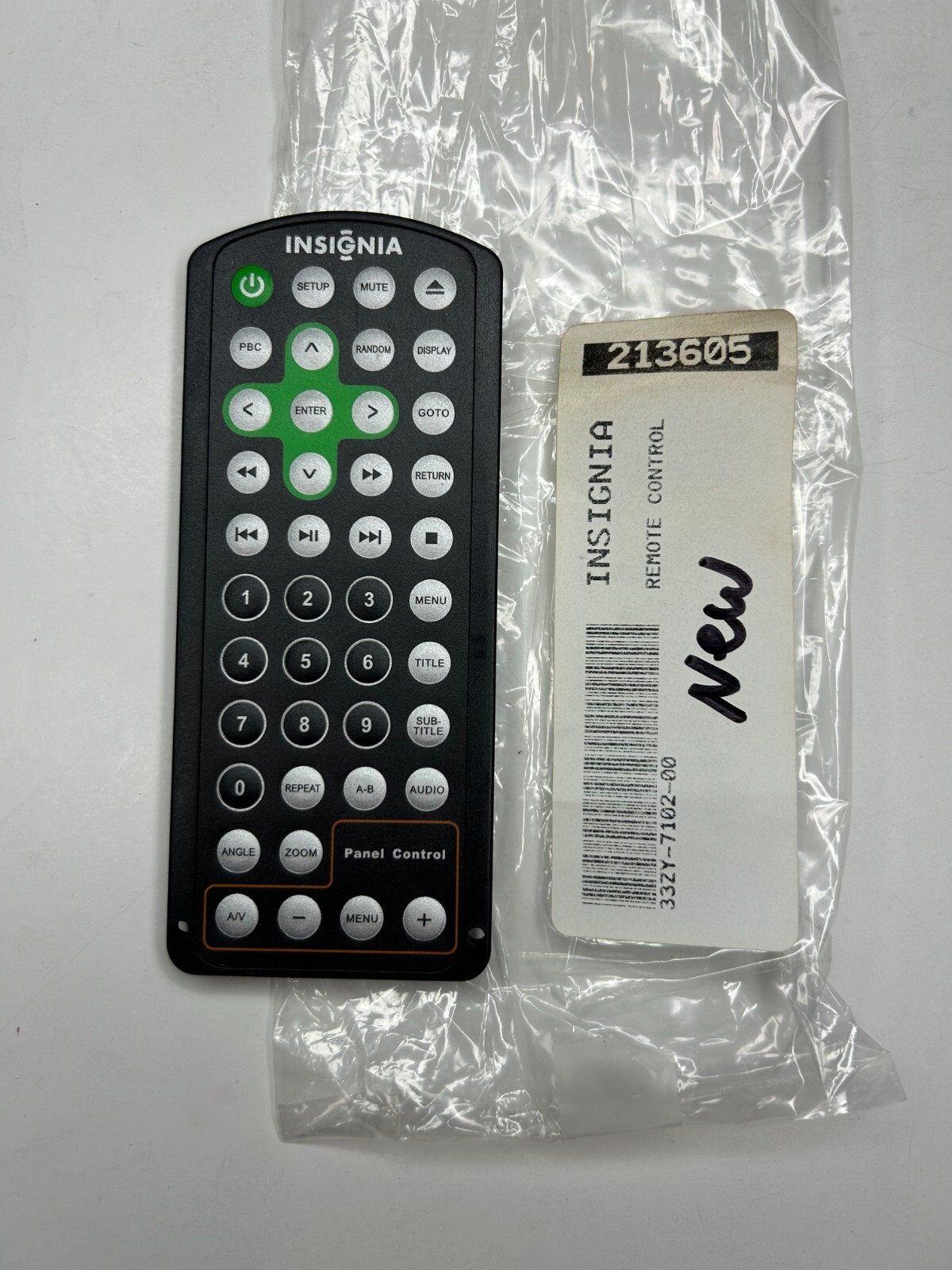 Insignia OEM Replacement Remote, NOS for NSM10OHD, NSM10UHD Portable ...