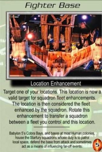 Babylon 5: Fighter Base [Ungraded] from set The Great War B5 Precedence ...