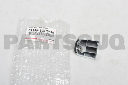 6925060070A0 Genuine Toyota COVER, FRONT DOOR OUTSIDE HANDLE, RH 69250 ...