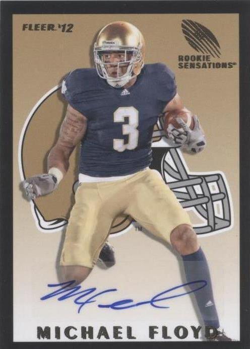 2012 Fleer Retro - 1993 Fleer Rookie Sensations Michael Floyd #RS-5 ...