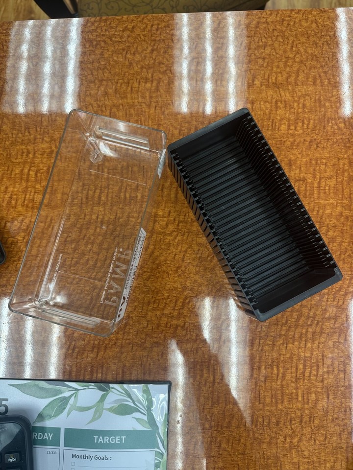 Authentic PAMP SUISSE Empty Storage Box Holds 25 Carded Silver / Gold ...