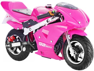 Mini Pocket Rocket Bikes | 49cc 2-Stroke Gas Engine | Ride-On Scooter ...