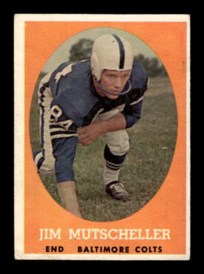 1958 Topps Football #14 Jim Mutscheller Very Good Baltimore Colts | eBay
