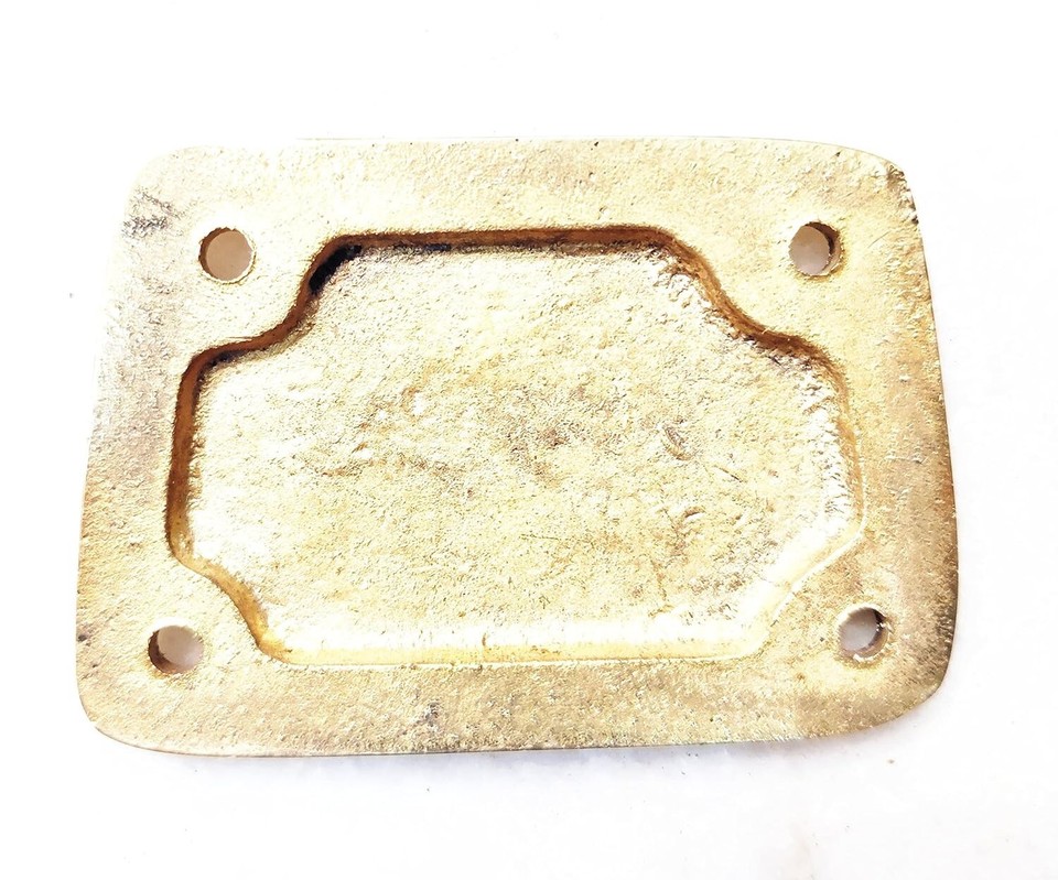 Road Religion Brass Gun Tapped Plate for Royal Enfield UCE Engines | eBay