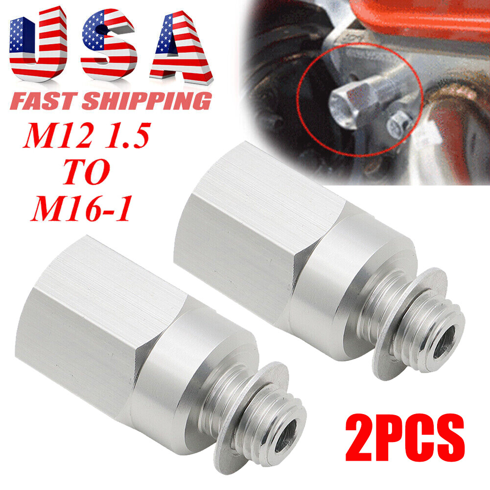 2PC Swap Coolant Temperature Sensor Adapter M12-1.5 to M16 For LS ...