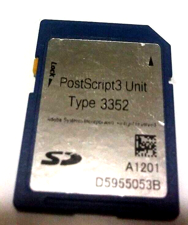 RICOH POSTSCRIPT UNIT3 TYPE 3352 FOR MP 2852 3352 GENIUNE | eBay