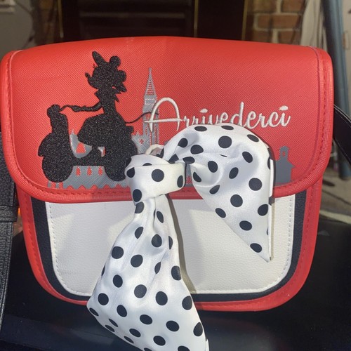 Disney Parks Italian Pavilion Minnie Mouse Ears Arrivederci Shoulder ...