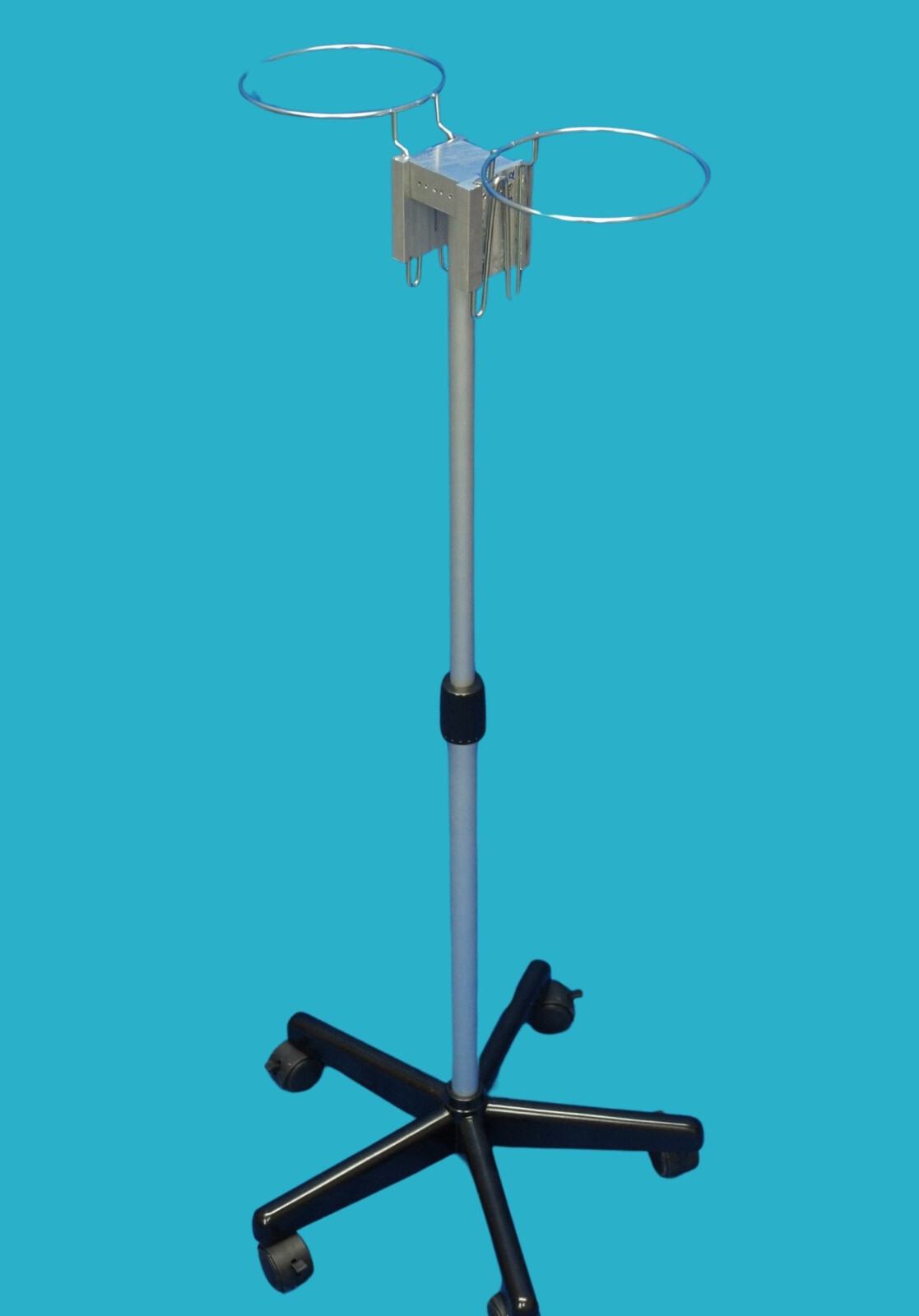 Small roll stand for hanging suction canister for 2 x 1200 cc canister ...