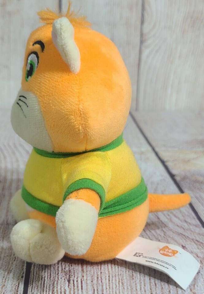 44 Cats Plush Meatball Cat Stuffed Animal Toy Orange White 5.5" 2019 ...