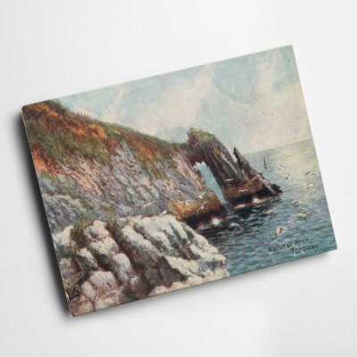 A6 PRINT - Vintage Devon - Natural Arch, Torquay (b) | eBay UK