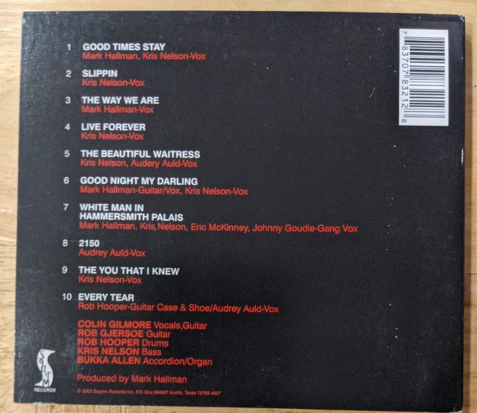 The Day The World Stopped & Spun The Other Way by Colin Gilmore (CD ...