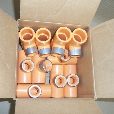 NEW XTRALIS VESDA PIPE VP-TEE-FPT BOX OF 10 FS SPRINKLER HEAD TEE W/ SS ...