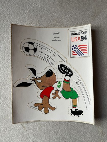 VTG lot of 4 dif FIFA Football World cup USA 94 Mascot Bumper Sticker ...
