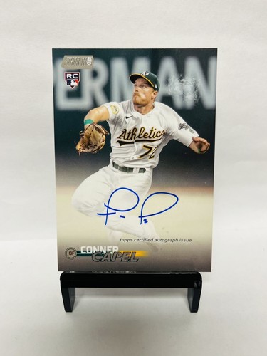 2023 Stadium Club Conner Capel Rookie Auto On Card Autograph Oakland ...