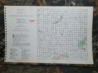 Vtg 1953 Gratiot County Michigan Dept Conservation Plat Maps | eBay