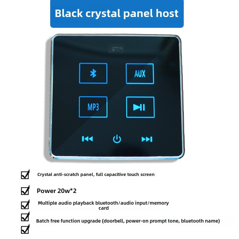 Digital Wall Amplifier Home Theater Bluetooth Touch Key Stereo Ceiling ...