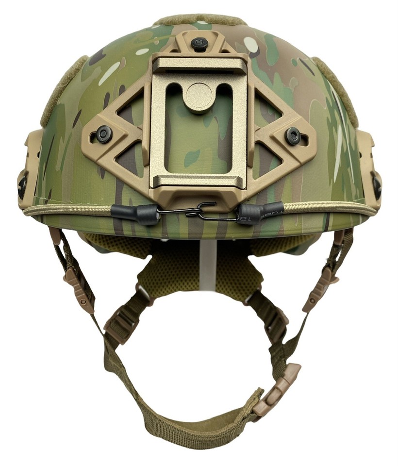 AOR2 BLK Super High Cut NIJ IIIA Maritime Ops Combat Ballistic Helmet ...