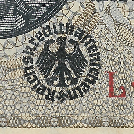 AUTHENTIC Old WWII Relic Germany Note Stamp Eagle WW2 German Coin ...