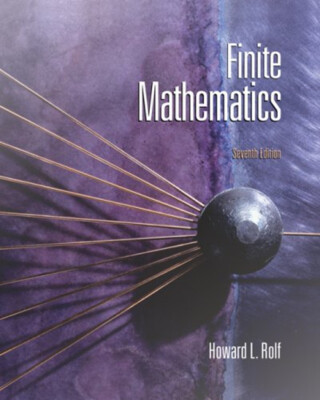 Finite Mathematics Hardcover Howard L. Rolf 9780495118428 | eBay