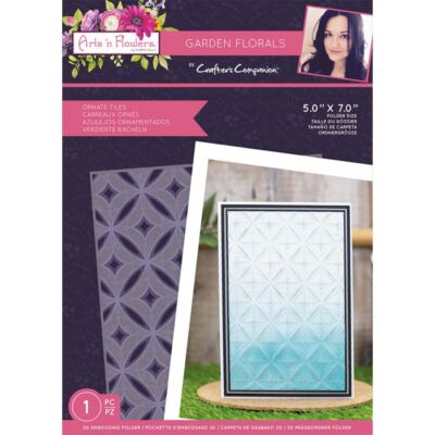 Sharon Callis Crafts Arts n Flowers Garden Florals 3D Embossing Folder ...