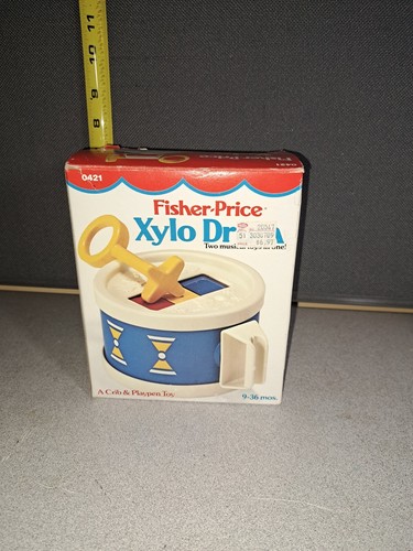 Vintage Xylo Drum #0421 Fisher Price 1977-1984 Original Box USA #591Toy ...