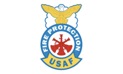 3" air force usaf fire protection assistant chief bumper sticker decal ...