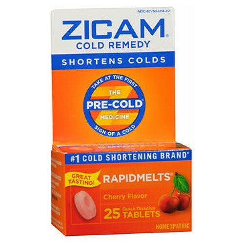 Zicam Cold Remedy Rapidmelts Cherry 25 tabs By Emerson Healthcare Llc ...