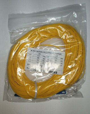 LC/UPC-SC/UPC Fiber Optic OTDR Launch Cable 100 meters SM 1310/1550nm ...