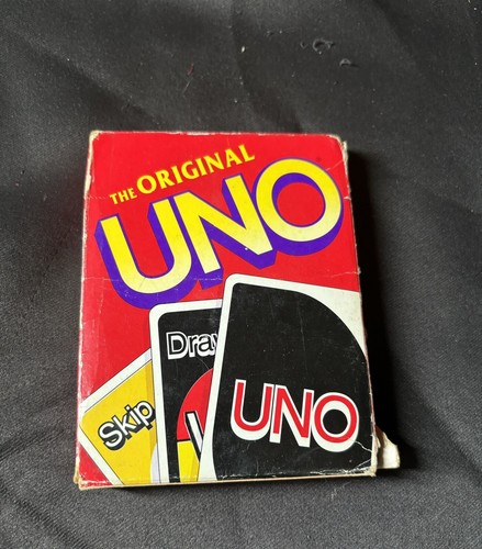 Vintage 1995 The Original Classic Uno Card Game Mattel Complete America ...