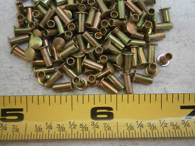 Tubular Rivets MS16535-55 .089" OD x 7/32" Long Oval Head Steel Lot of ...