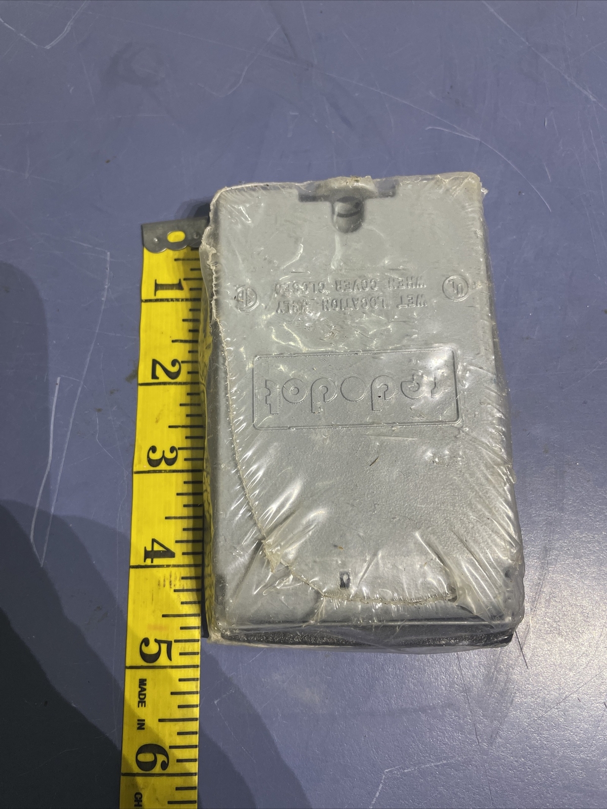 Red Dot CCPO Receptacle 1-gang Weatherproof Cover Die-cast Aluminum ...