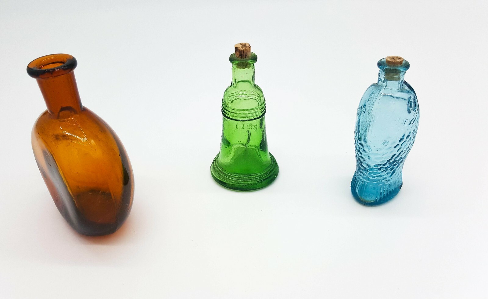 Vintage Lot of 3 Miniature Bitters Bottles Dr. Fisch's Glass ...