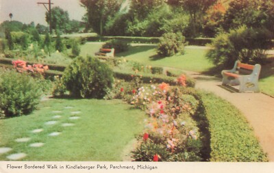 Formal Garden KINDLEBERGER PARK Parchment Michigan 929 | eBay