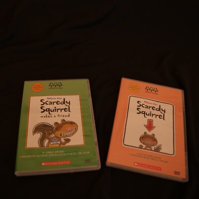 Scholastic Weston Woods Scaredy Squirrel & Scaredy Squirrel Makes a ...