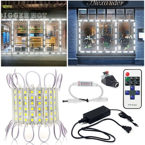 5054 SMD 6 LED Module Strip White Light For STORE FRONT Window Sign Bar ...