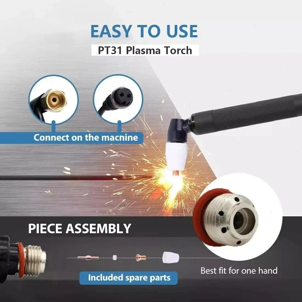 CUT55 Plasma Cutter IGBT HF Cutting 14mm All Metal 55A 110V Inverter IN ...