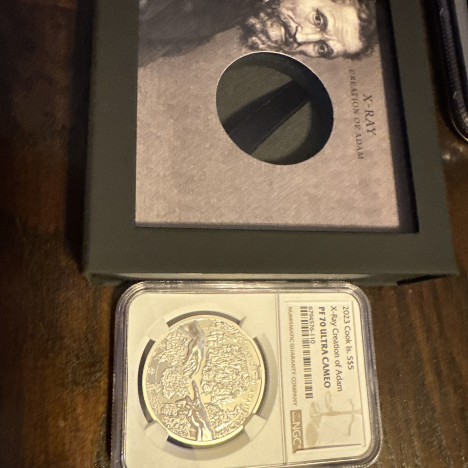 2023 X-Ray Creation of Adam Cook Is. 1 oz Silver Coin NGC PF70 UCAM | eBay
