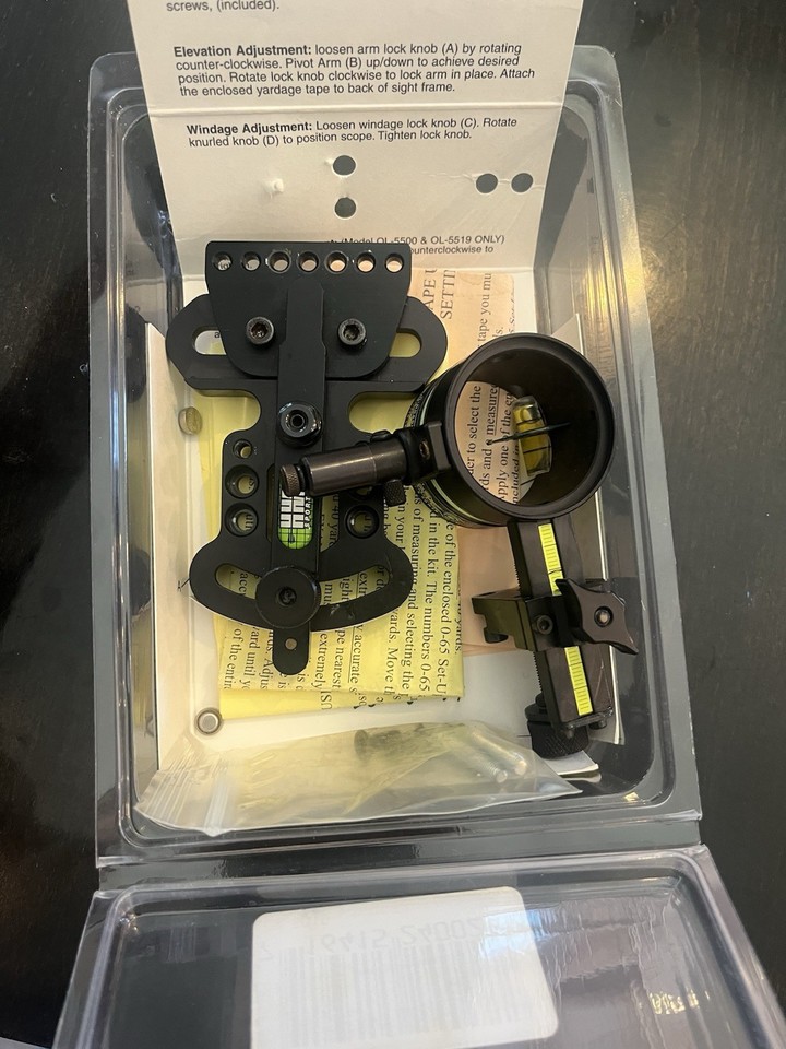 HHA Sports Optimizer Lite .019 RH Single 1 Pin Bow Sight OL-5019 | eBay